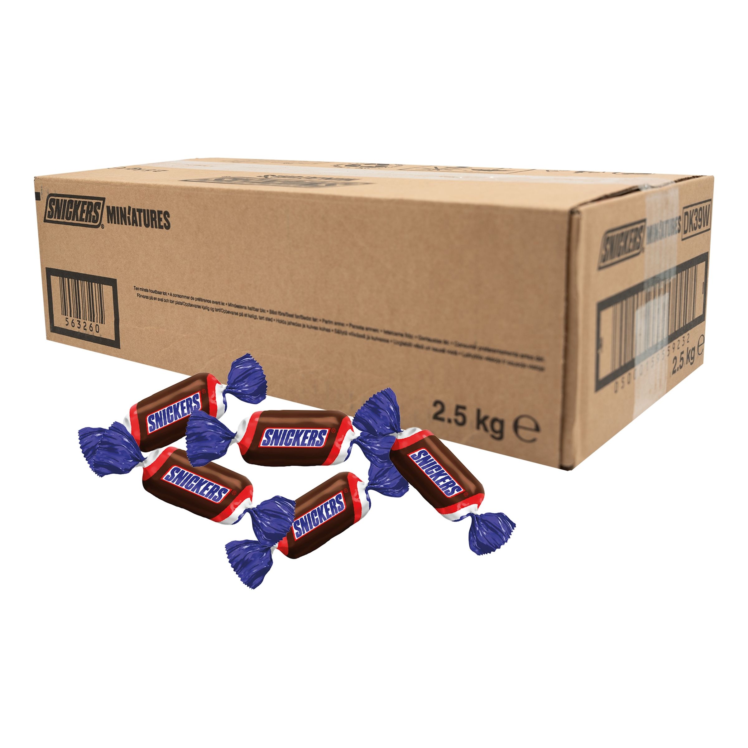 Snickers Mini Storpack – 2,5 kg – Godisbox.se